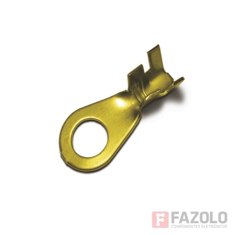 TERMINAL OLHAL 3/8 F1162 REFORCADO FRONTEC - Fazolo Componentes Eletrônicos